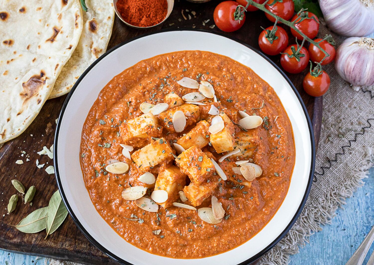 Paneer in würziger Butter Masala Sauce - Züger Frischkäse AG